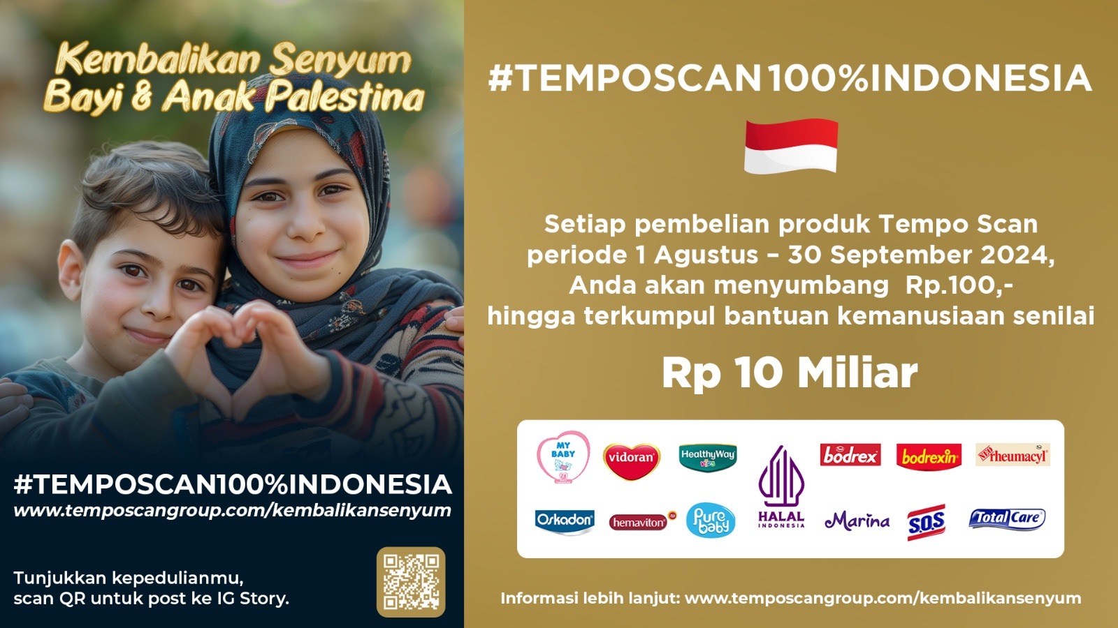 Tempo Scan Group | Kembalikan Senyum Bayi & Anak Palestina ...
